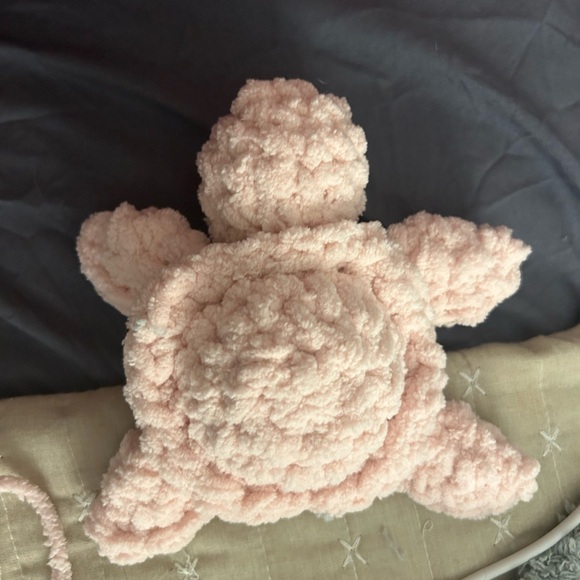 Handmade | Toys | Plush Pink Turtle Crochet | Poshmark